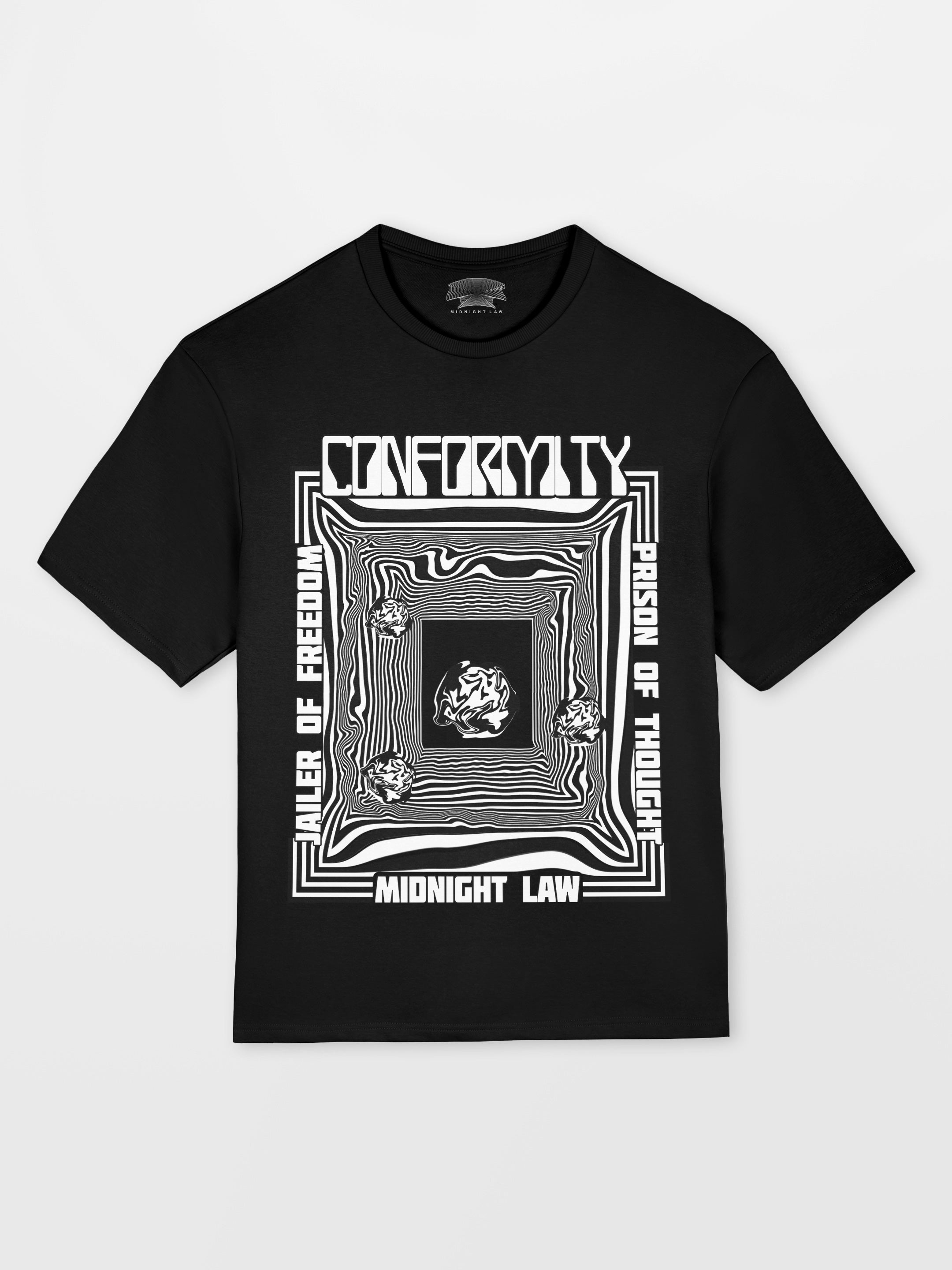 Conformity Heavyweight Oversized T-Shirt [Unisex] - 280 GSM Midnight - Midnight LAW India