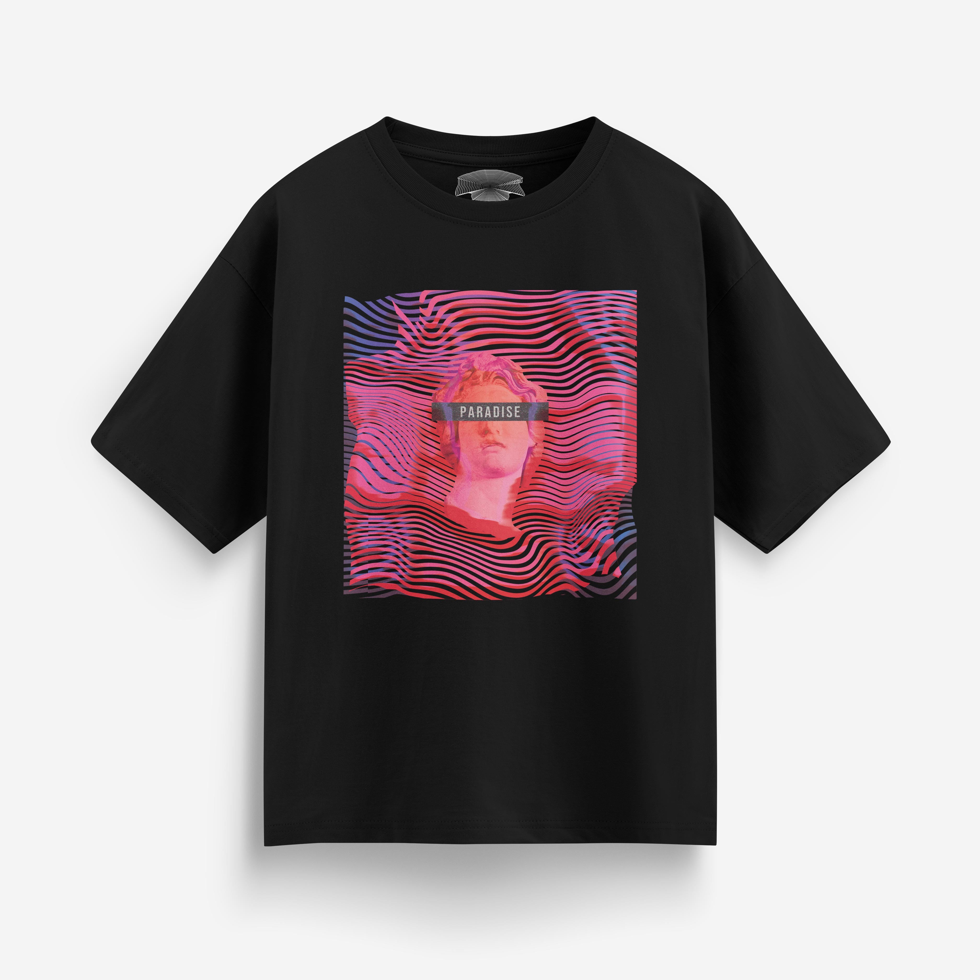 Helios Paradise Heavyweight Oversized T-Shirt [Unisex] - 280 GSM - Midnight LAW India
