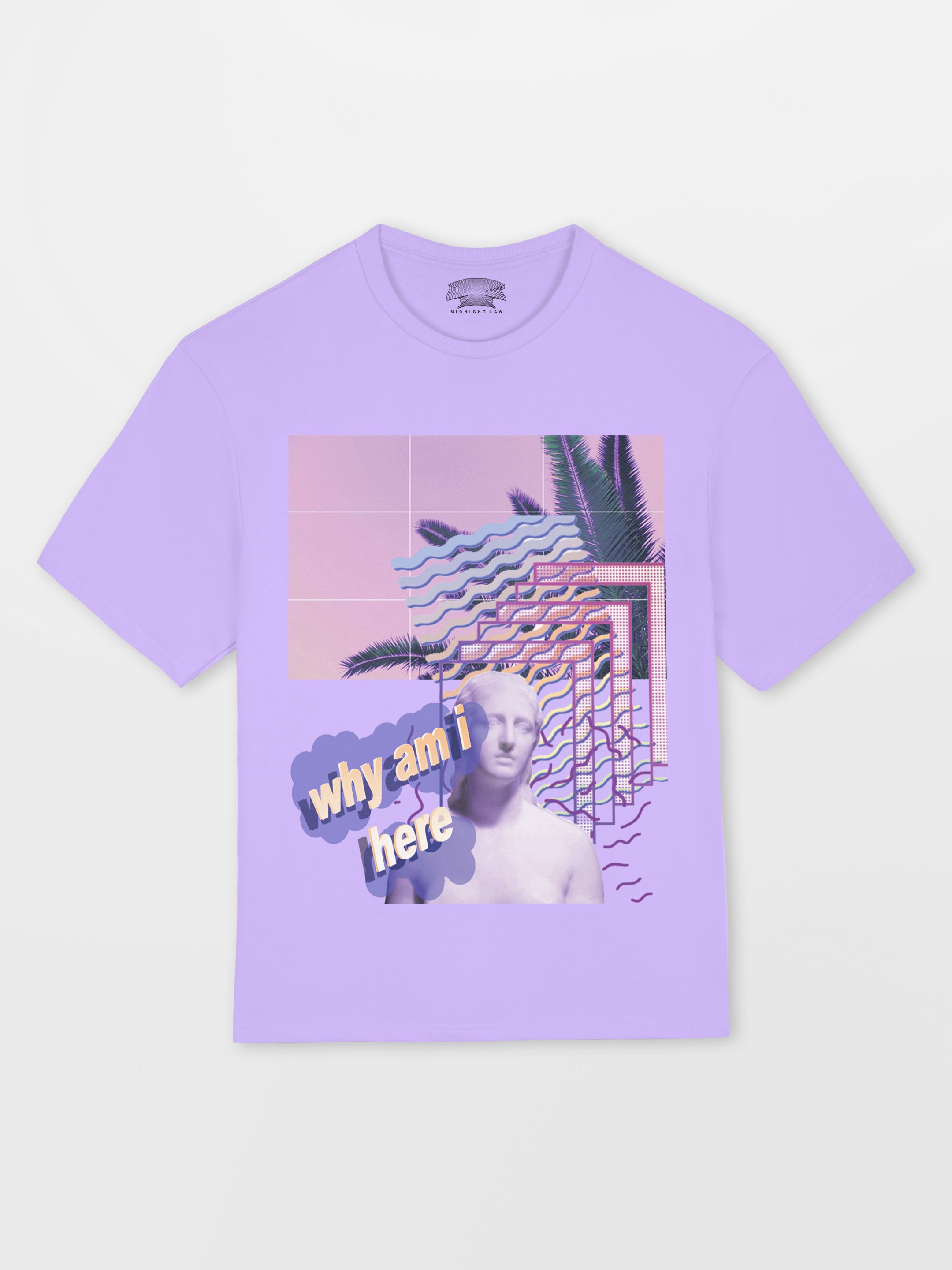 Vapor Heavyweight Oversized T-Shirt [Unisex] - 280 GSM Midnight LAW - Midnight LAW India